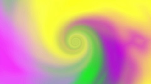 Spiral Swirl Rainbow Rapunzel Colors Seamless Stock Footage Video (100% ...