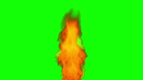 Fire Effect Green Screen Background Stock Footage Video (100% Royalty ...