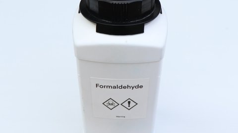 Formaldehyde Bottle Chemical Laboratory Industry Stock Footage Video ...