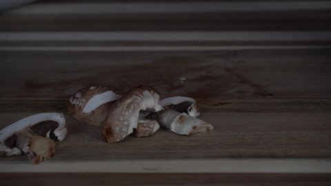 Close Hands Woman Kitchen Knife Slide Stock Footage Video (100% Royalty ...