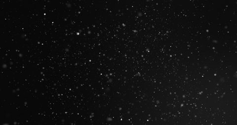 Animation White Dots Floating On Black Stock Footage Video (100% ...