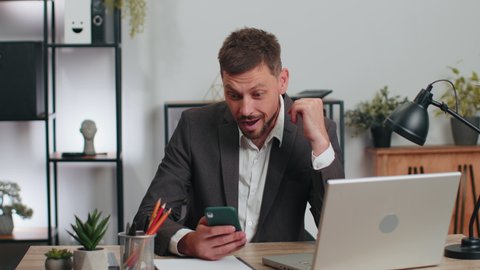 Business Man Programmer Software Developer Suit Stock Footage Video ...