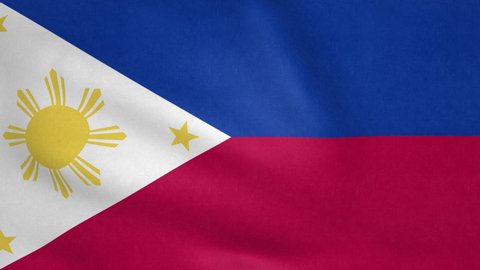 Seamless Looping Philippines Flag 50fps Stock Footage Video (100% ...