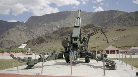 Bofors Howitzer Gun Kargil War Memorial Stock Footage Video (100% ...