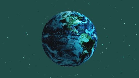 Earth Planet 3d Sphere Animated Earth Stock Footage Video (100% Royalty ...