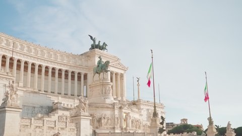 Ancient Altar Fatherland National Flags Waving Stock Footage Video (100 ...
