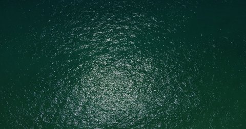 Aerial View Topdown View Blue Ocean Stock Footage Video (100% Royalty ...