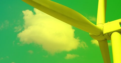 Wind Turbine Windpowered Electrical Generators Kinetic Stock Footage ...