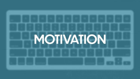 Motivation Title Modern Flat Web Template Stock Footage Video (100% ...