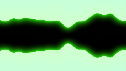 Abstract Neon Black Green Wavy Stream Stock Footage Video (100% Royalty ...
