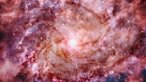 Seamless Loop Space Nebula Travel Nebula Stock Footage Video (100% ...