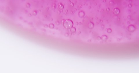 Transparent Pink Cosmetics Serum Fluid Gel Stock Footage Video (100% ...