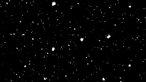 Winter Snow Falling Snow Animation Loop Stock Footage Video (100% ...