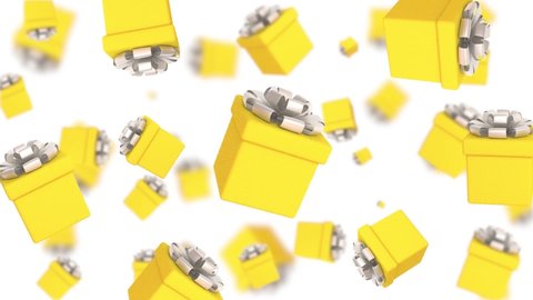 Gift Box Animation Pattern 3d Rendering Stock Footage Video (100% ...