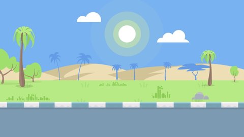 Cartoon Background Animation Video Motion Graphics Stock Footage Video ...