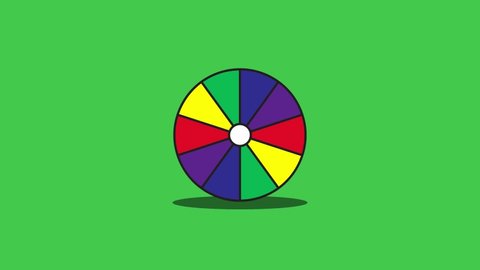 Simple Animation Rolling Beach Ball On Stock Footage Video (100% ...