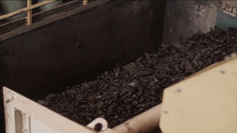 Coal Cleaning Process Preparation Facilties Washing Stock Footage Video ...