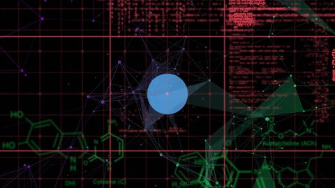 Animation Profile Icons Connecting Dots Coding Stock Footage Video (100% Royalty-free ...