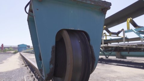 Thermal Reactor Coal Stacking Pouring Machine Stock Footage Video (100% ...