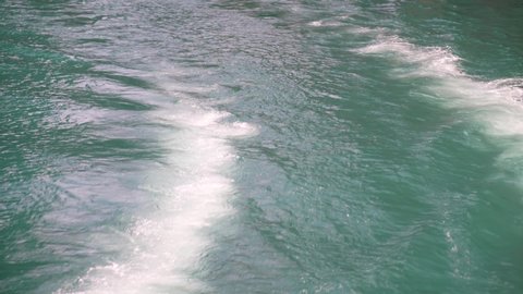 River Water Wave Fast Yacht Boat Stock Footage Video (100% Royalty-free ...