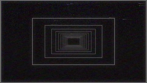 4k Crt Glitch Overlay Television Scanlines Stock Footage Video (100% ...