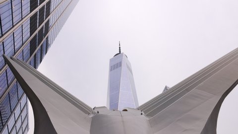 Oculus One World Trade Center Transportation Stock Footage Video (100% ...