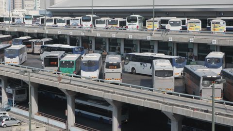 698 Buses Park Stock Video Footage - 4K and HD Video Clips | Shutterstock