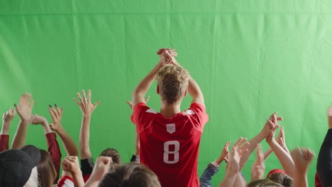 Green Screen Chroma Key Stadium Sports Stock Footage Video (100% ...