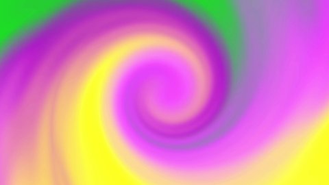 Spiral Swirl Rainbow Rapunzel Colors Seamless Stock Footage Video (100% ...
