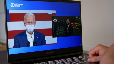 On Laptop Screen United States Presidents Stock Footage Video (100% ...