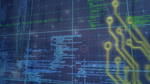 Animation Data Processing Connecting Dots Hud Stock Footage Video (100% Royalty-free) 1093682371 ...