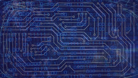 Animation Binary Codes Processing Connecting Dots Stock Footage Video (100% Royalty-free ...