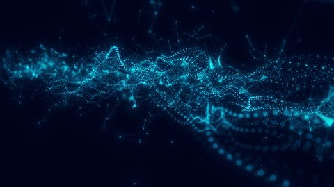 Abstract Animated Futuristic Background Big Data Stock Footage Video ...