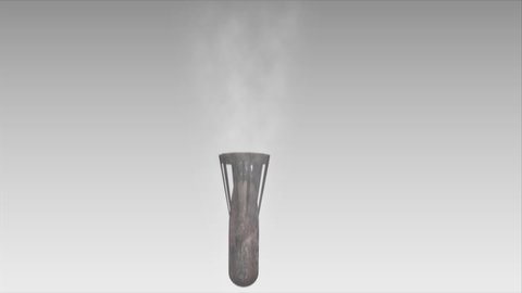 Atomic Bomb Falling Ground 3d Animation Stock Footage Video (100% ...