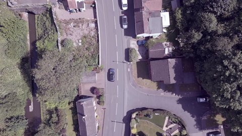 British Top Down Street View Cars Stock Footage Video (100% Royalty ...