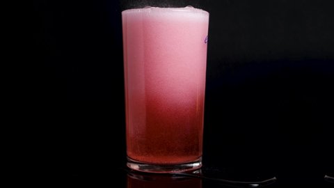 Apple Cider Vinegar Dissolves Water Black Stock Footage Video (100% Royalty-free) 1093722991 ...