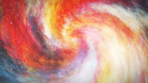 Seamless Loop Flight Through Bright Nebula Stock Footage Video (100% ...