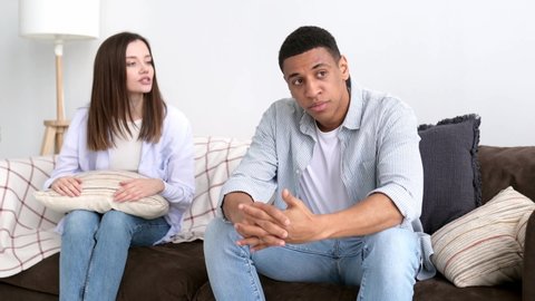 Misunderstanding Relationships Jealousy Quarrel Married Multiracial ...
