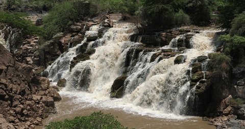 Fall Awash National Park Waterfalls Awash Stock Footage Video (100% ...