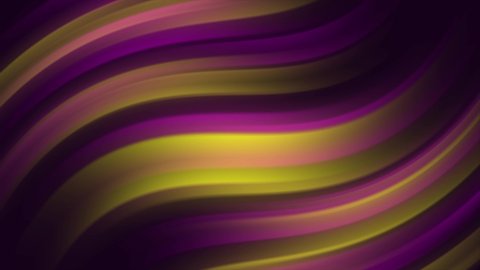 Animated Moving Looped Purple Yellow Wavy Stock Footage Video (100% ...