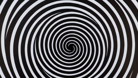 Rotating Spirals Optical Illusion Dizzy Concentric Stock Footage Video ...