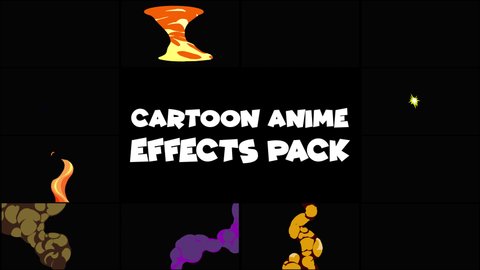Cartoon Anime Effects Awesome Hand Drawn Stock Footage Video (100% ...