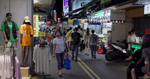 Yilan Taiwan 29 August 2022 Luodong Stock Footage Video (100% Royalty ...