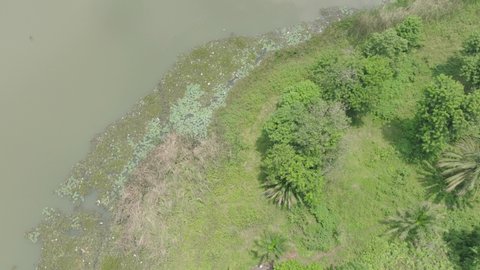 Aerial Jabi Lake Jabi Reservoir Abuja Stock Footage Video (100% Royalty ...