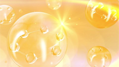 3d Animation Molecule Macro Atom Cell Stock Footage Video (100% Royalty ...