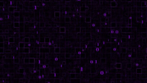 Animated Binary Purple Color Abstract Box Stock Footage Video (100% Royalty-free) 1093762445 ...