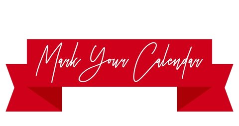 Animated Retro Vintage Red Ribbon Text Stock Footage Video (100% Royalty-free) 1093775359 ...