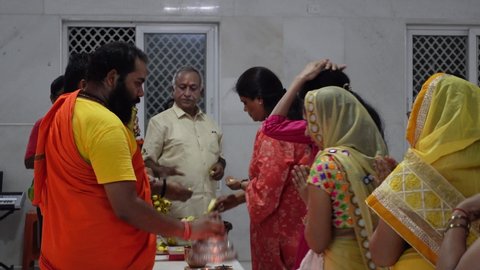 Tirupati Sri Laxmi Narayan Temple India Stock Footage Video (100% ...