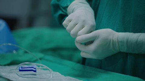 Operation Theatre Doctor Picking Eye Lenses Stock Footage Video (100% ...