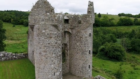 Beautiful Monea Castle By Enniskillen County Stock Footage Video (100% ...
